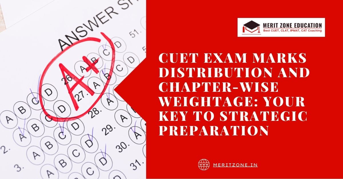 CUET Exam Marks Distribution and Chapter-Wise Weightage